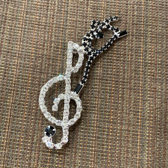 Jewelry | Treble Clef With Dancer Music Note Pin Brooch | Poshmark
